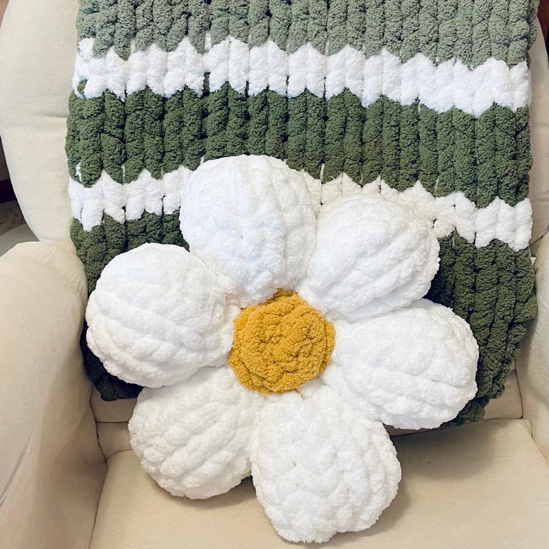 Flower Pillow - Etsy