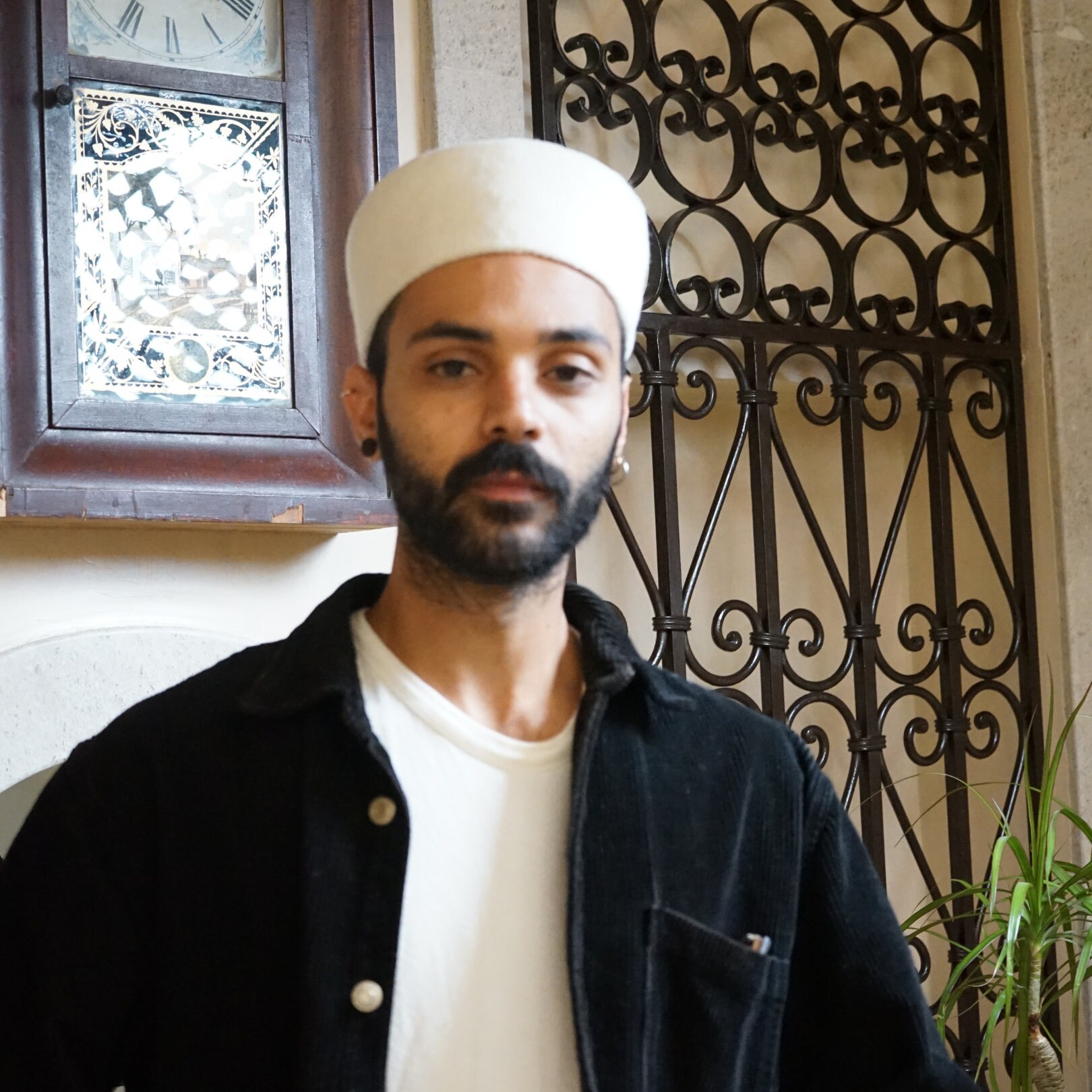 White Kufi Chechia, African Hat,tunisian Chachia, White Tunisian Woolen ...