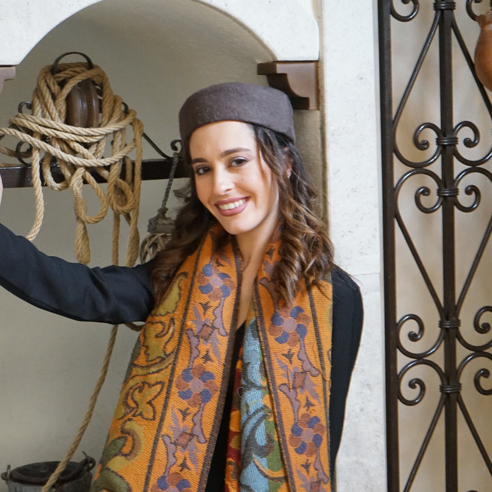 Kufi Hat Brown, Tunisian Woolen Chechia, Fez - Etsy