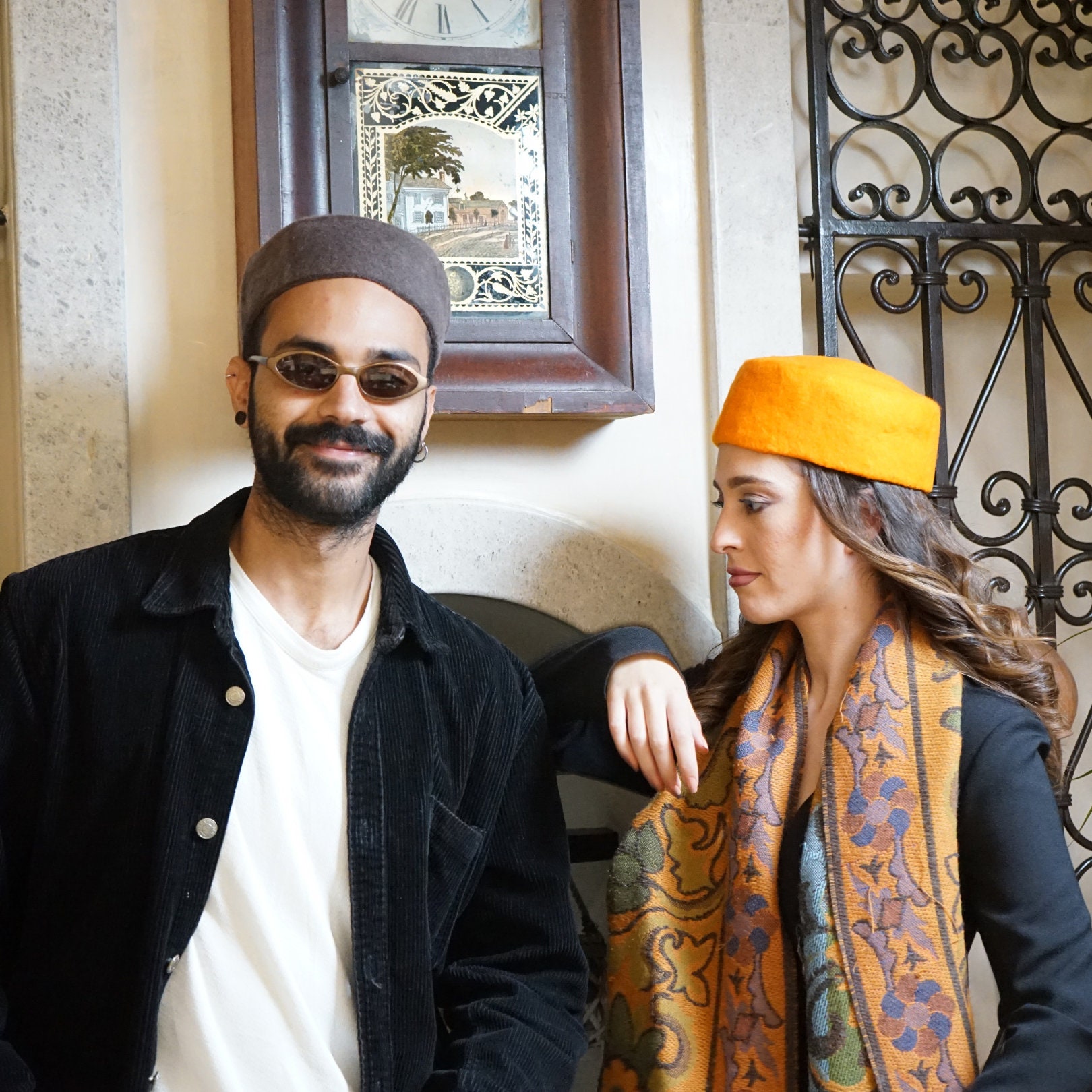 Kufi Hat Brown, Tunisian Woolen Chechia, Fez - Etsy