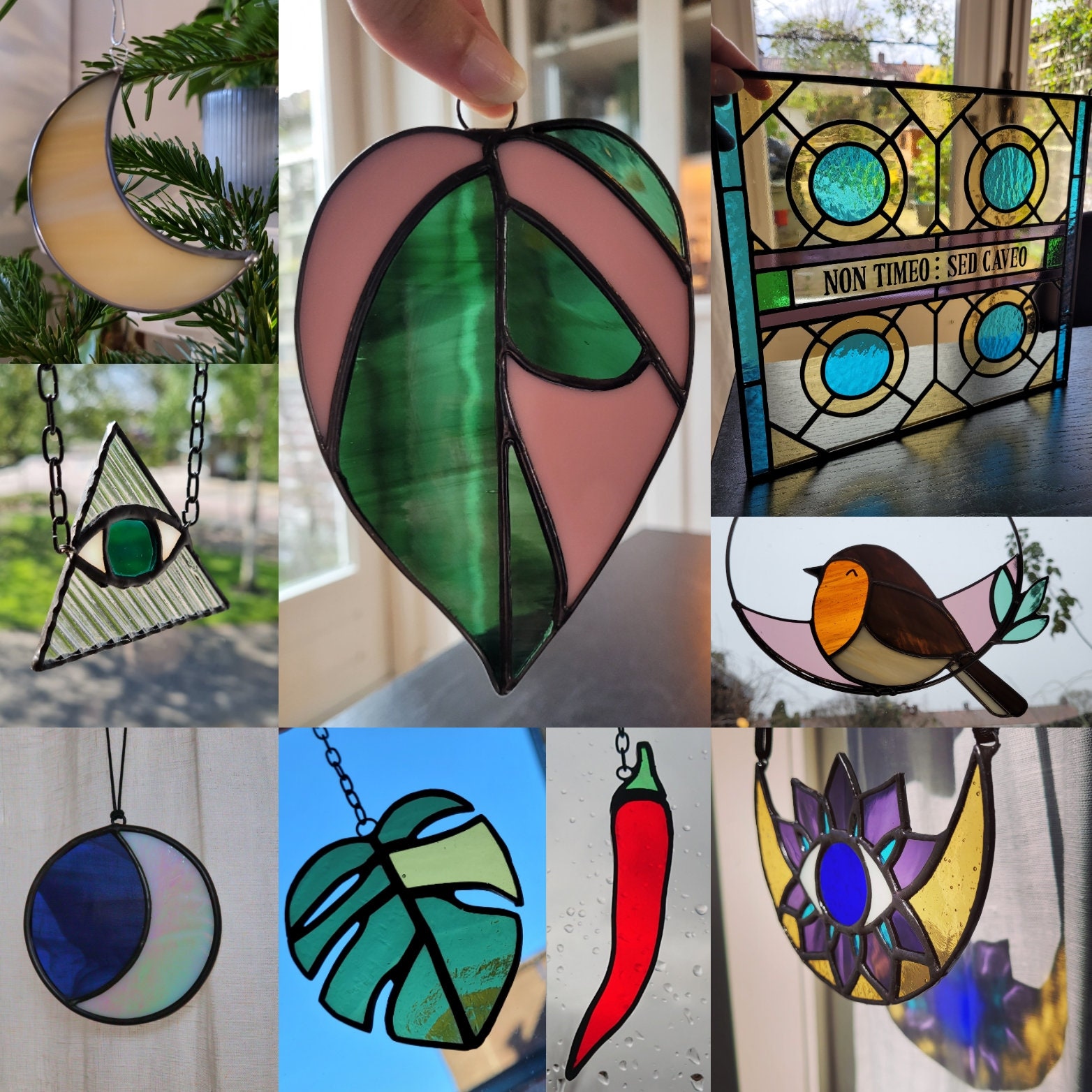 Custom Made Stained Glass Piece See Description - Etsy