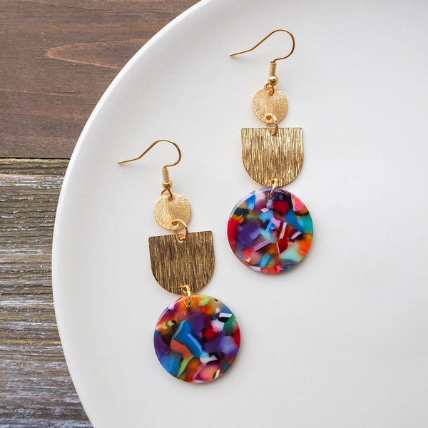 Colorful Earrings - Etsy