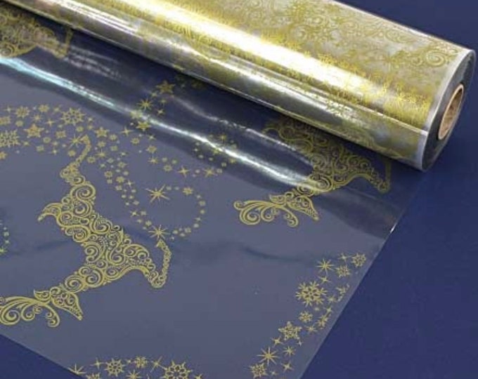Vintage Late 80s Celestial Sun Moon Constellation and Stars Cellophane ...