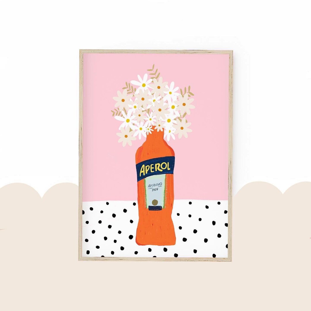 Aperol Spritz Print Aperol Spritz Poster Aperol Print Vase - Etsy UK