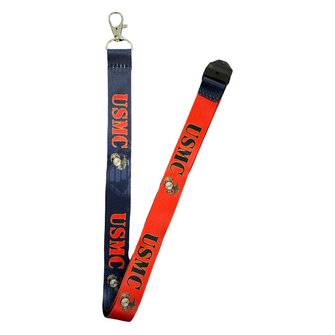US Marine Corps Reversible Neck Lanyard Military ID Holder - Etsy
