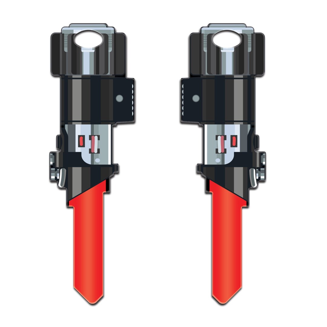 Star Wars Key Blanks darth Vader Red Lightsaber Available for Kwikset ...