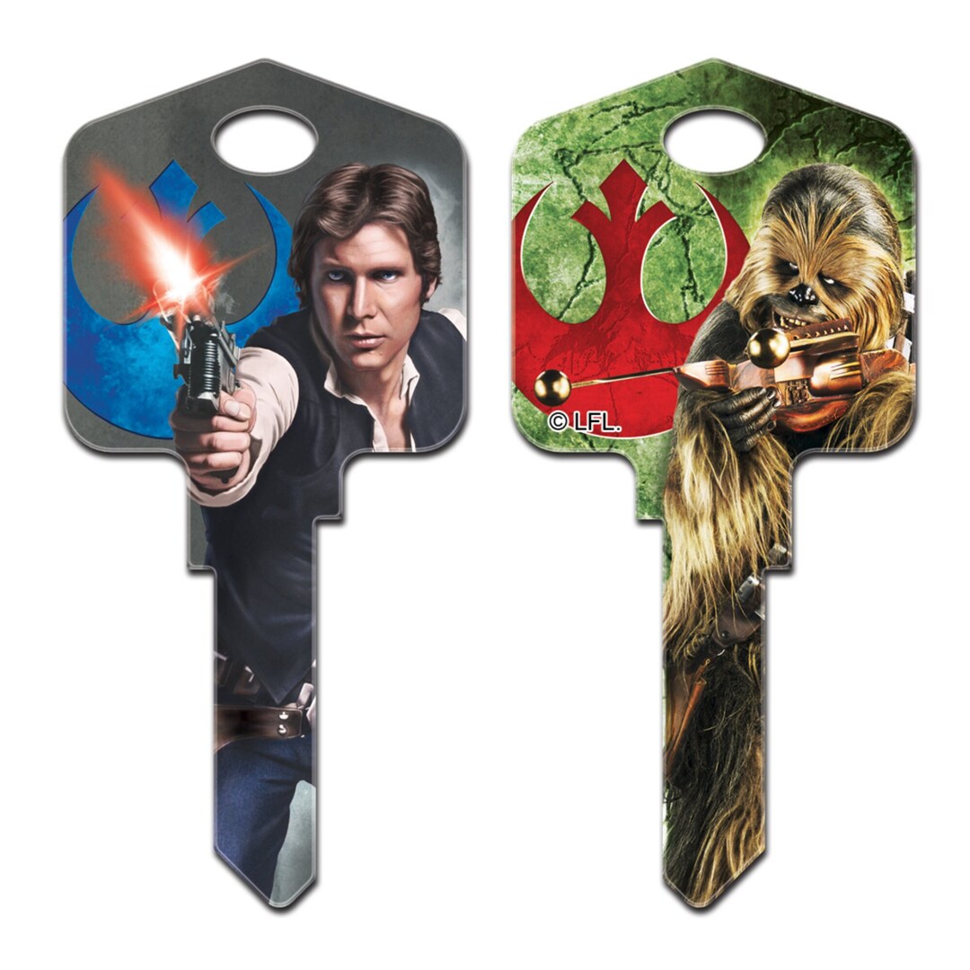 Star Wars Key Blanks Featuring Han Solo & Chewbacca Available in ...