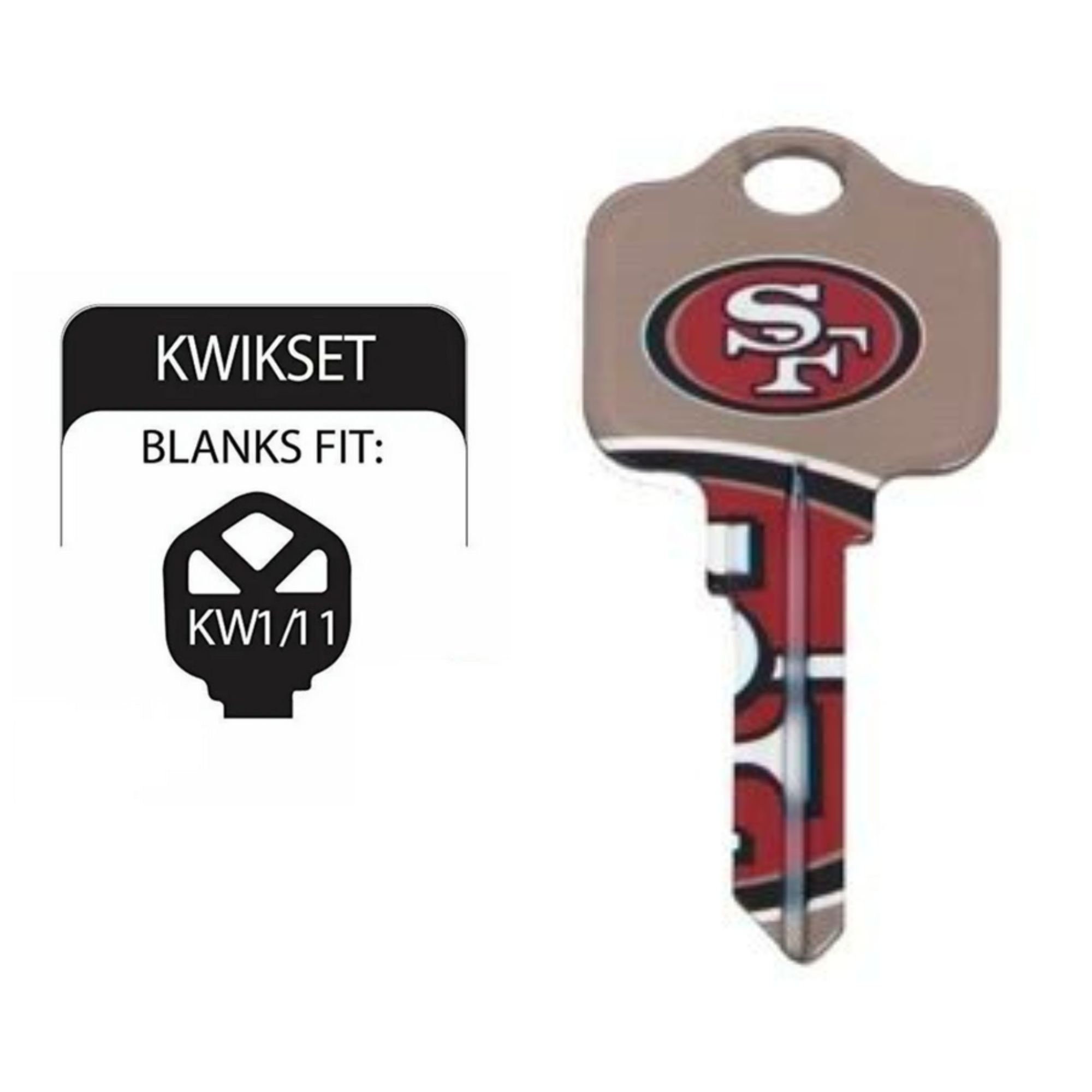 San Francisco 49ers NFL Team Key Blanks - Etsy