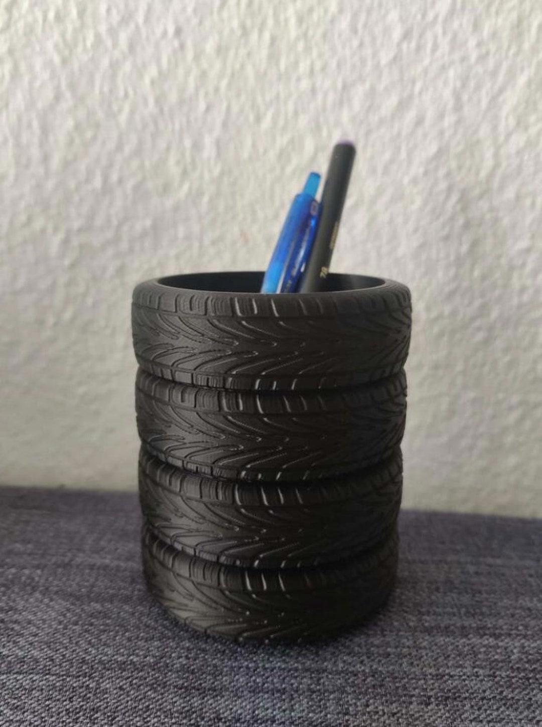 Tire Stack Pen Holder | Pencil Holder | Unique Pencil Holder | Gift for ...