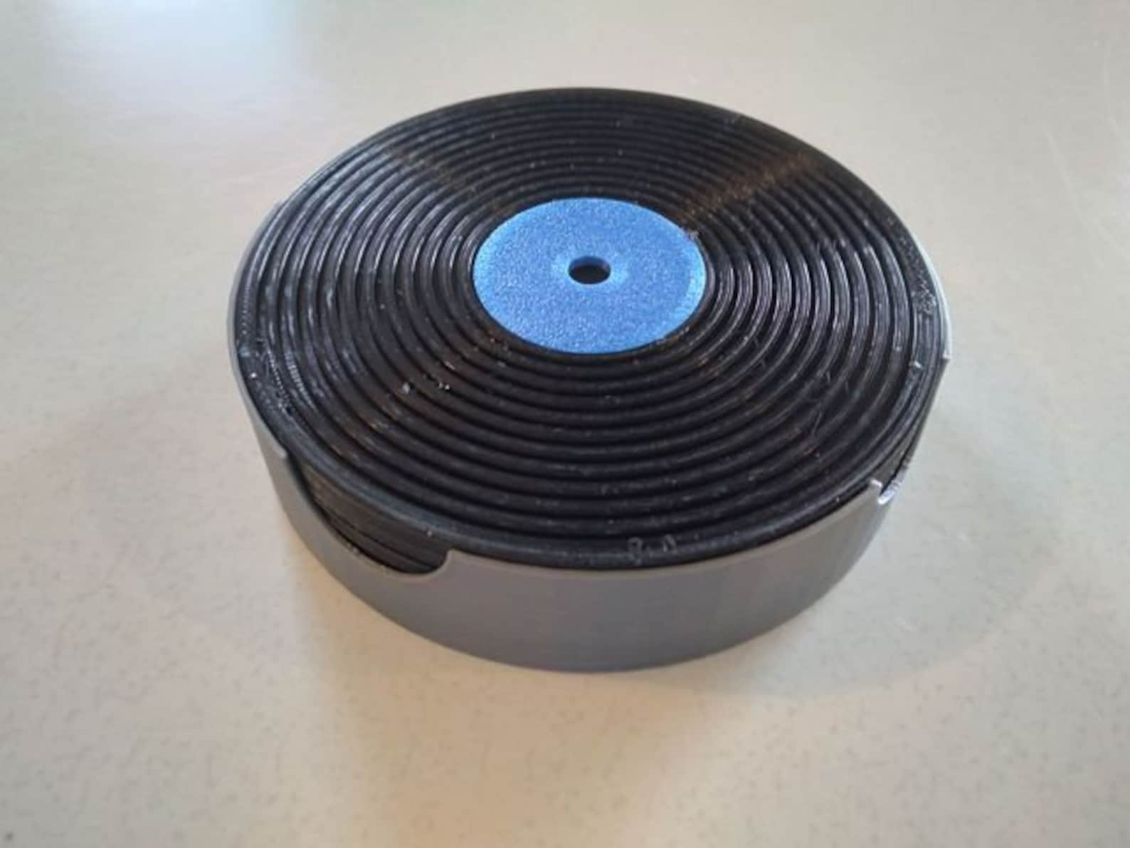 Record Coasters Vinyl Record Coaster Set Drink Coasters - Etsy