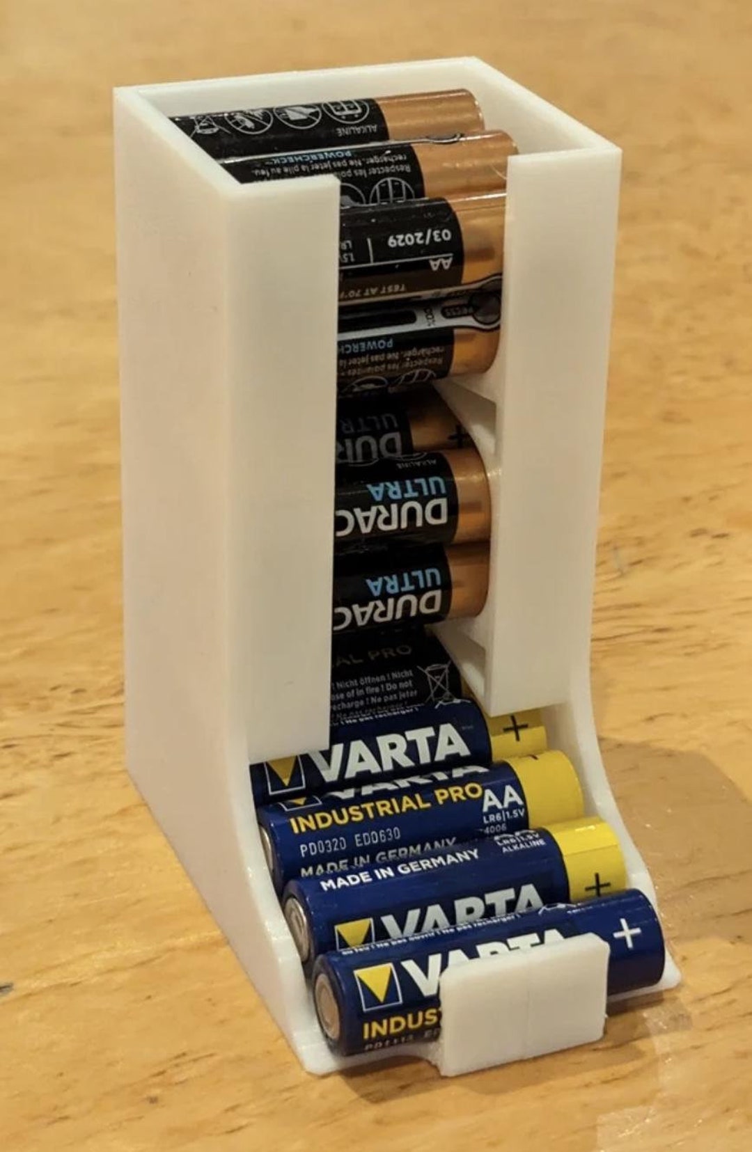 AA Battery Holder Organizer, AA Battery Storage, Battery Storage ...