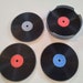 Record Coasters Vinyl Record Coaster Set Drink Coasters Vinyl Records ...