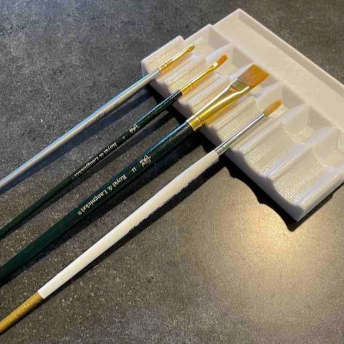 Paintbrush Holder Paint Brush Rack Hobby Tool Holder Hobby - Etsy