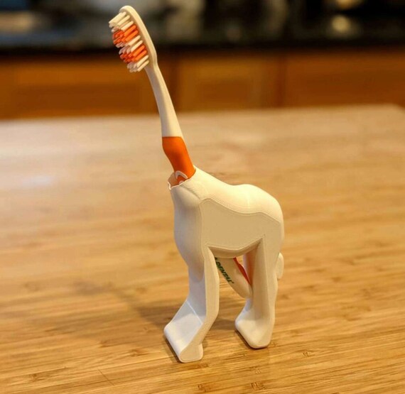 Giraffe Toothbrush Stand Animal Toothbrush Stand Giraffe | Etsy