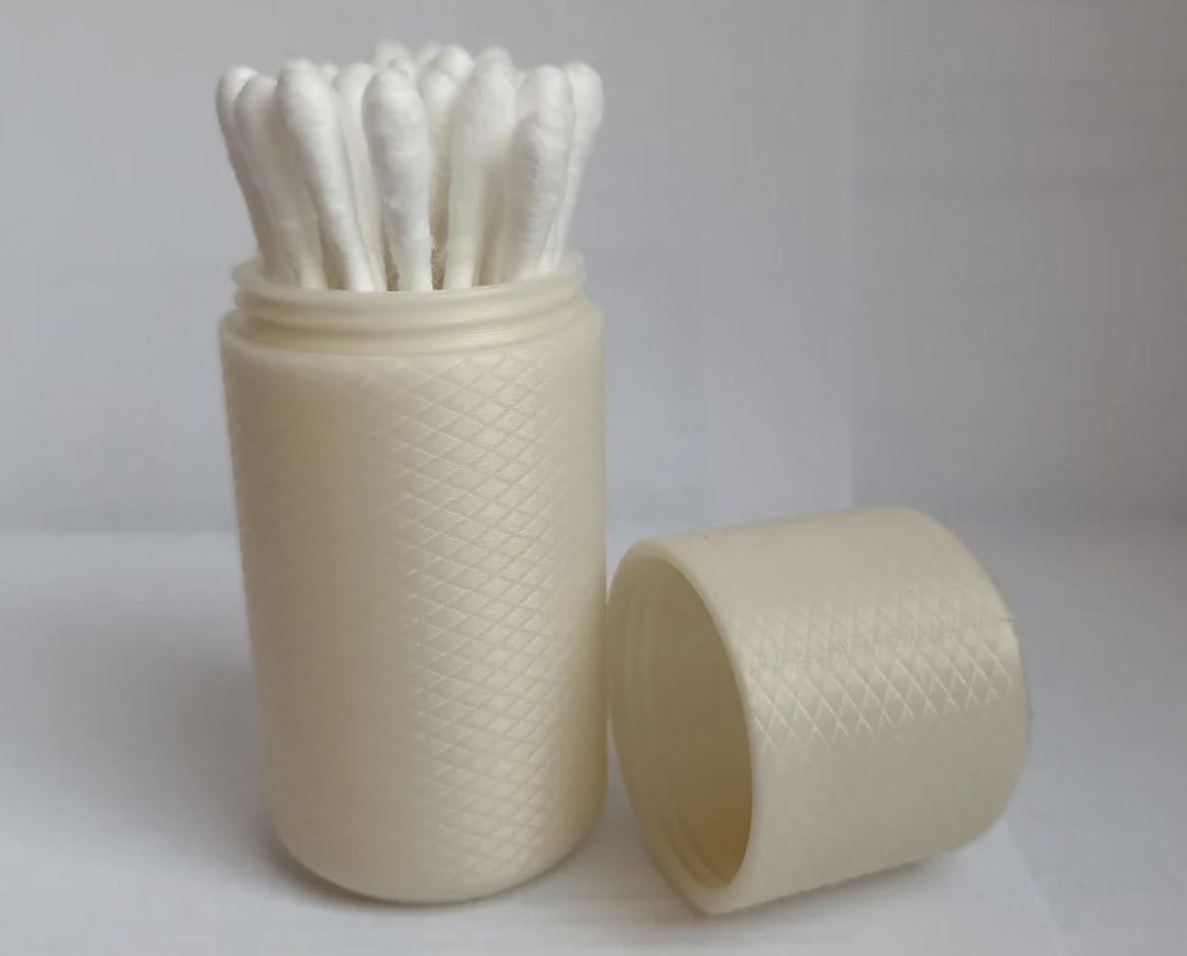 Travel Container for Cotton Swabs, Portable Storage Case, Compact Swab ...