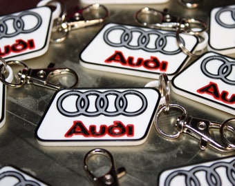 Audi Embroidered Keychain - Etsy
