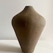 Handmade Brown Ceramic Vase: Rustic Coiled Clay Decor - Etsy