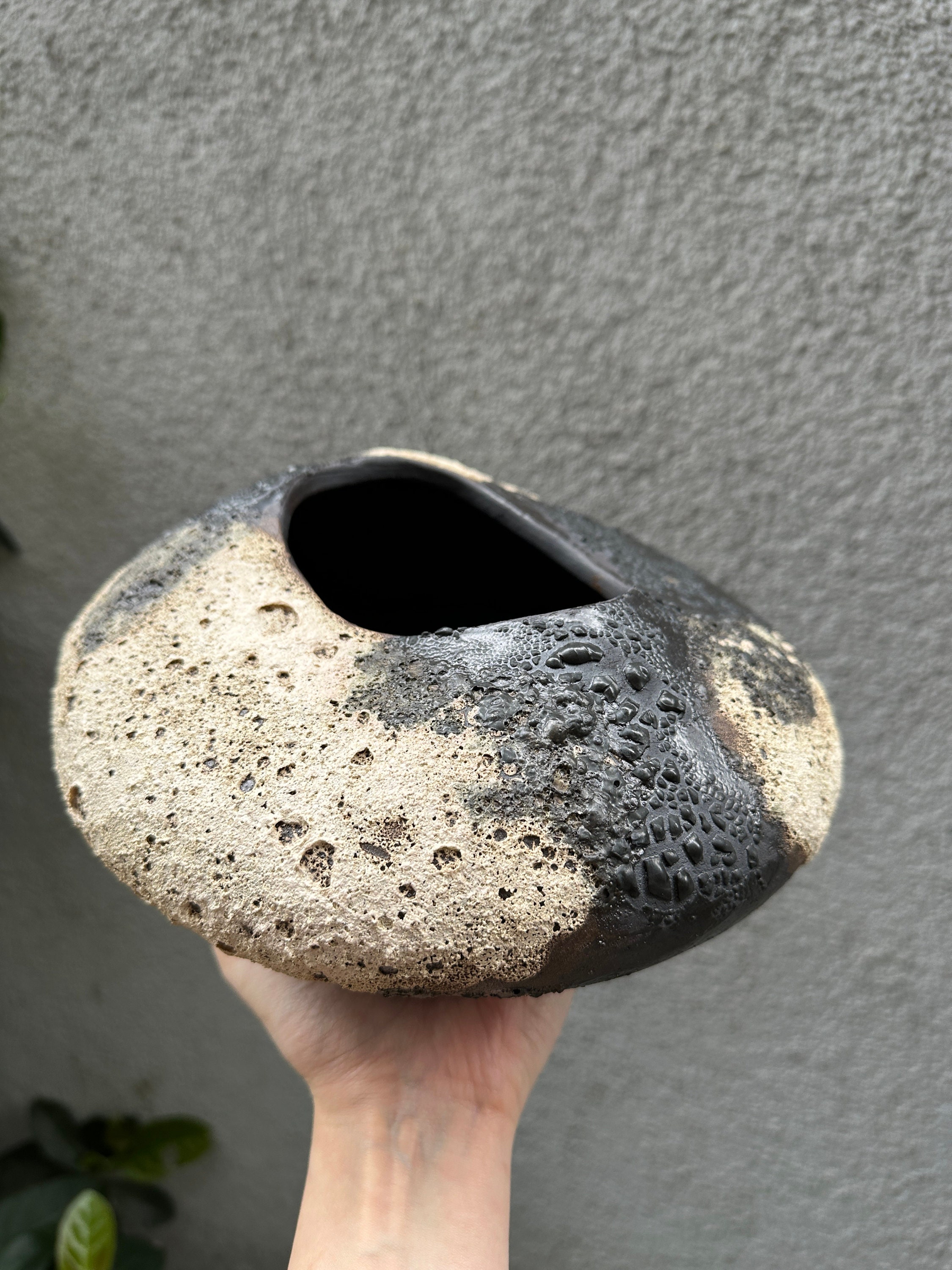 Handmade Textured Ceramic Vase: Scandinavian Modern Decor - Etsy