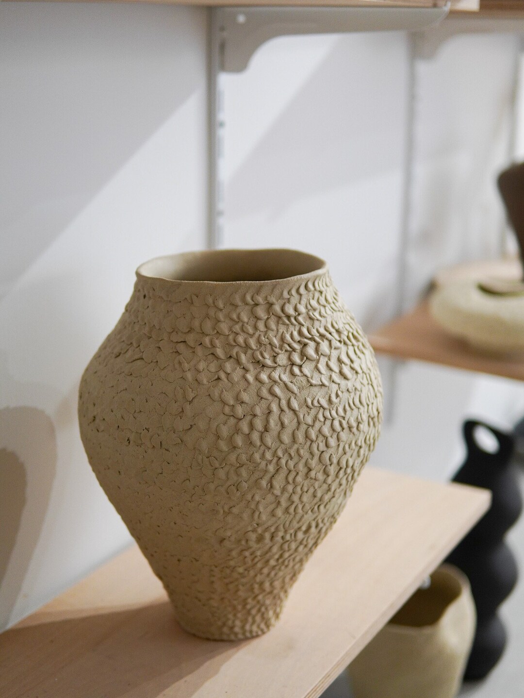 Handmade White Ceramic Sculpture | | Design Object | Home Decor Object ...