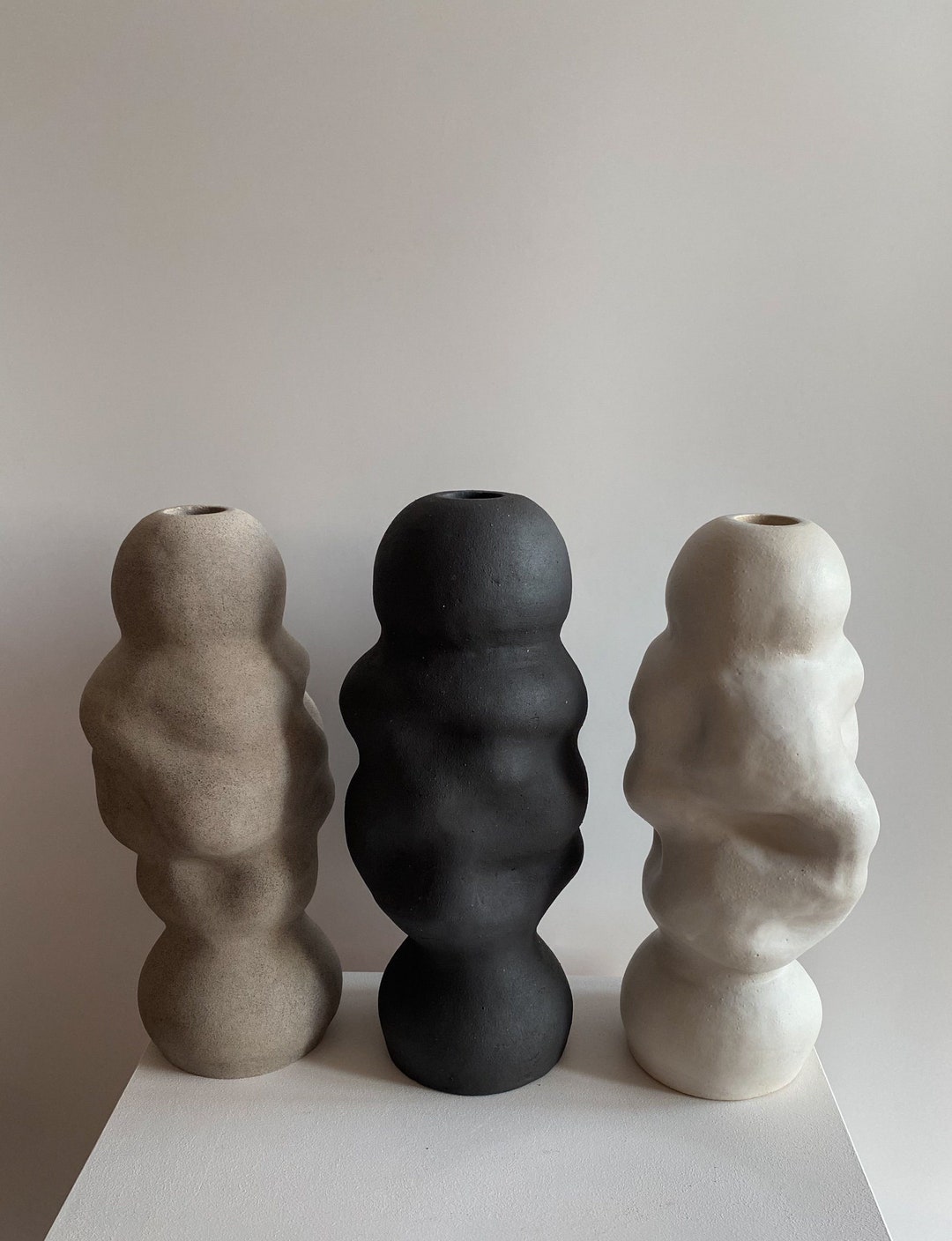 Sculptural Vase Abstract Vase Stoneware Vase Handmade Vase Ceramic ...