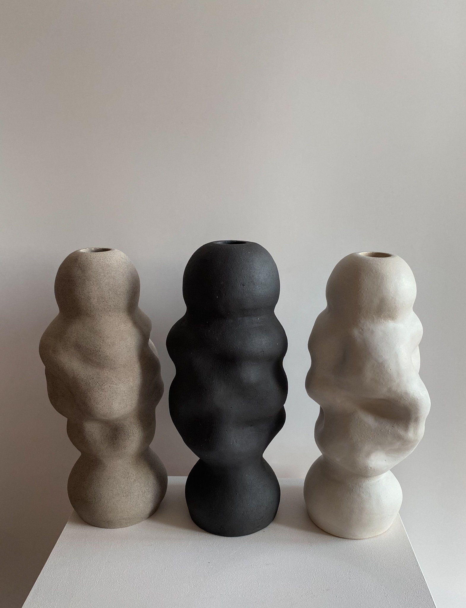 Sculptural Vase Abstract Vase Stoneware Vase Handmade Vase Ceramic ...