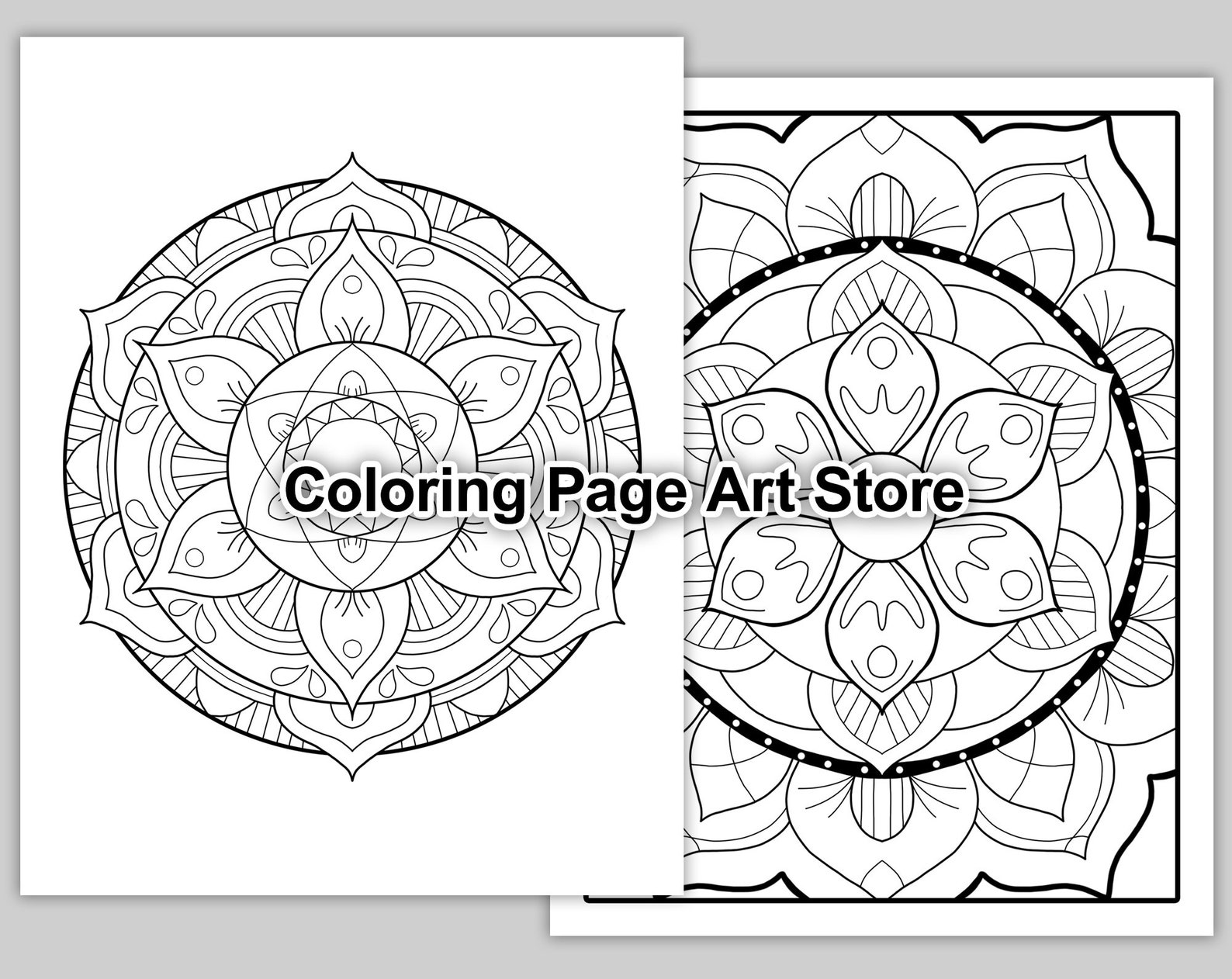 50 MORE Mandalas Coloring Book | 50 Printable Coloring Pages | Instant ...