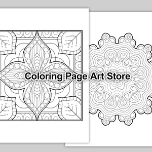 50 MORE Mandalas Coloring Book | 50 Printable Coloring Pages | Instant ...