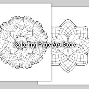 50 MORE Mandalas Coloring Book | 50 Printable Coloring Pages | Instant ...