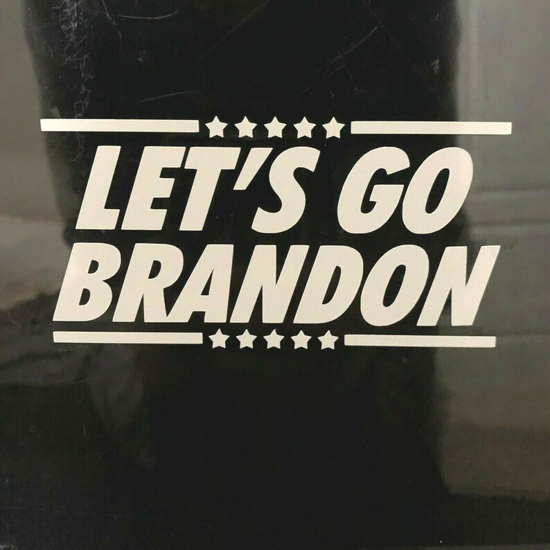 LETS GO BRANDON Sticker Decal Vinyl Die Cut - Etsy Canada