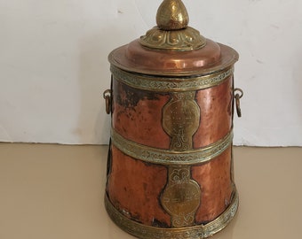 Arts and Crafts Copper Tea Caddy / Tobacco Jar - Etsy