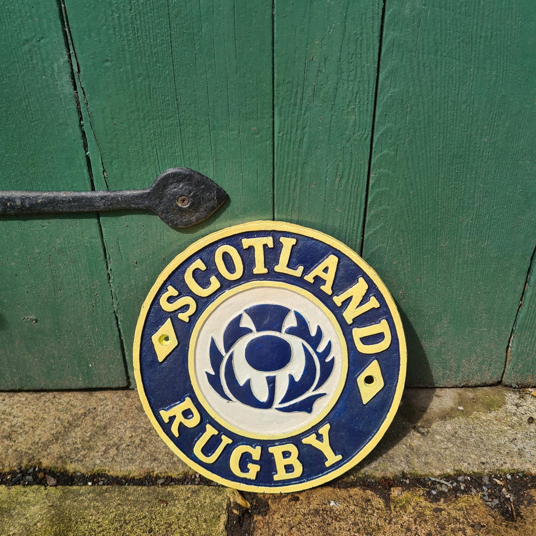 Cast Iron Scotland Sign - Etsy