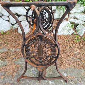 Old Singer Cast Iron Sewing Machine Table Base - Etsy