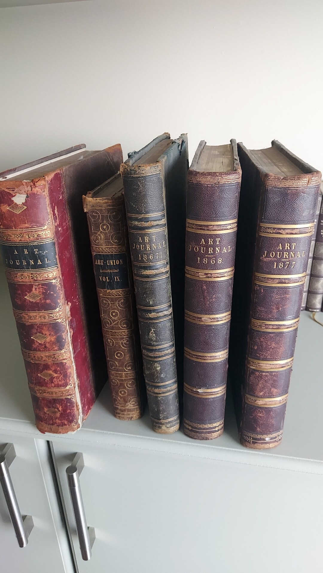 Antique Leather Art Journals: 1870s Collection - Etsy