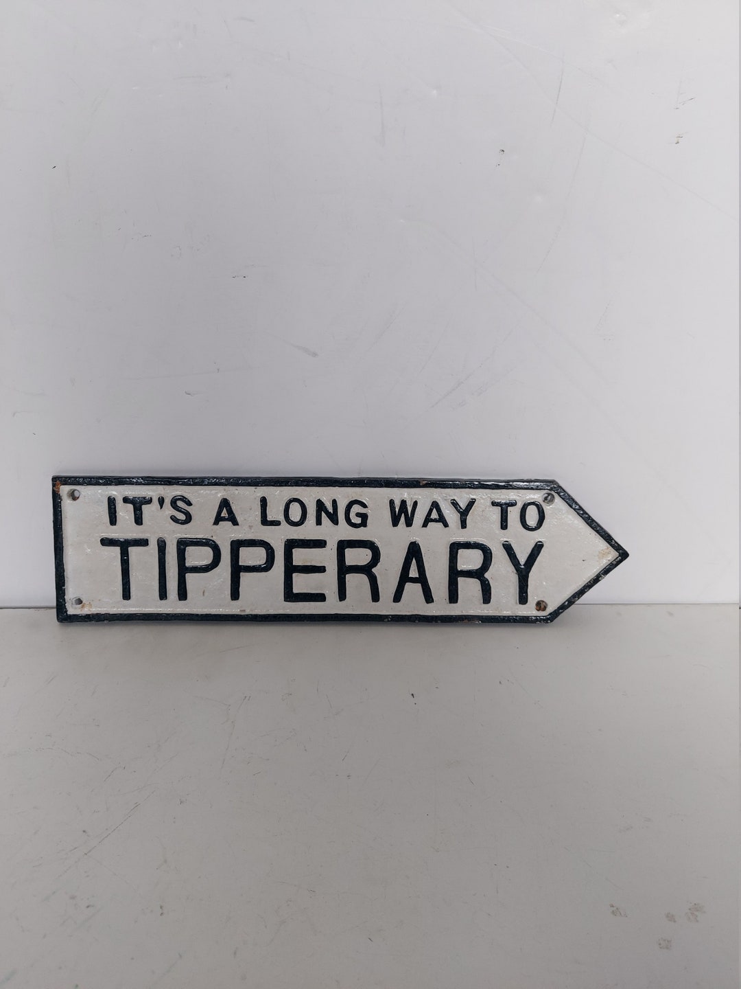 Vintage Style Irish Road Sign - Long Way to Tipperary, Pub Decor - Etsy