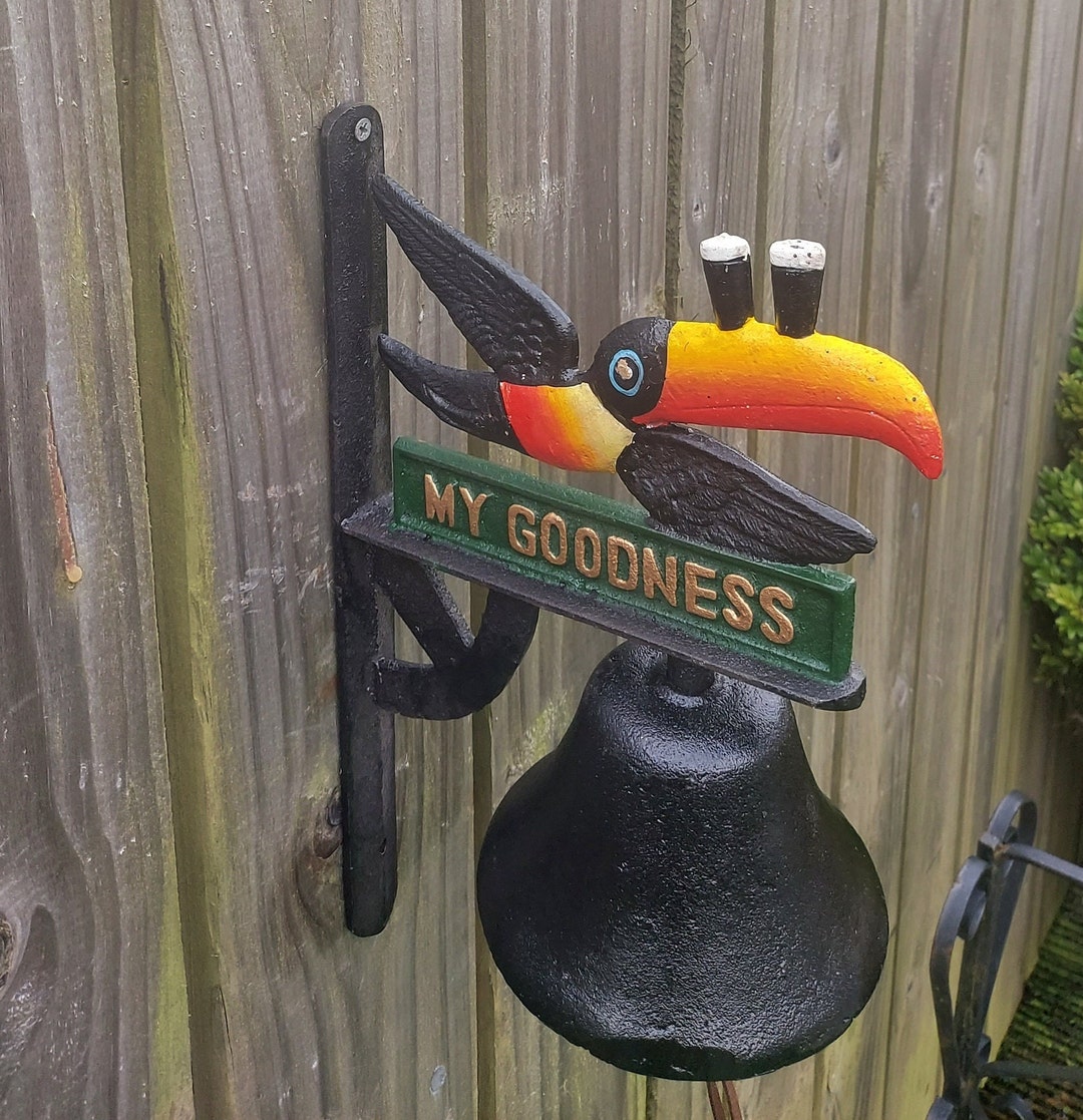 New Guinness Cast Iron Guinness Toucan Bar Bell, Collectible Irish Gift ...