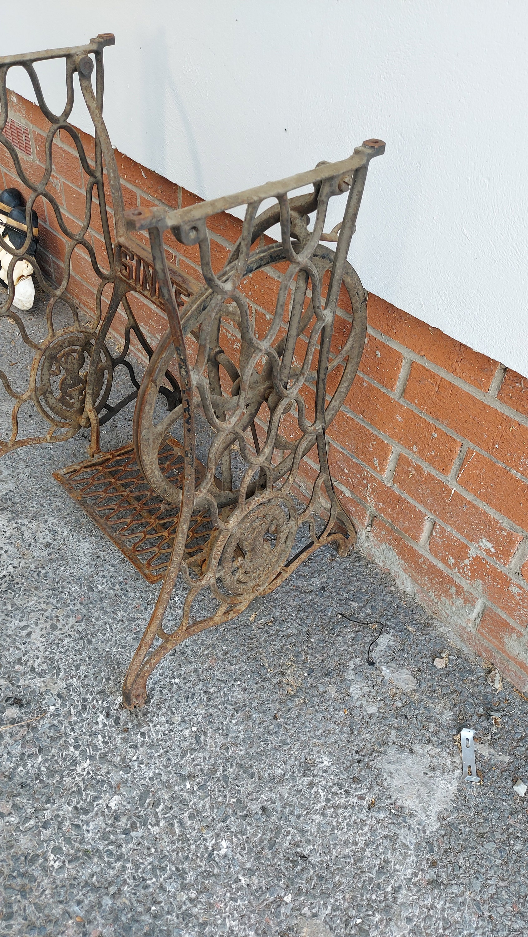 Old Singer Cast Iron Sewing Machine Table Base - Etsy