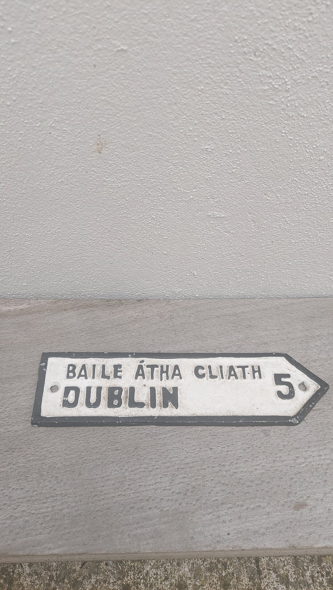 Small Vintage Style Irish Road Sign for Dublin/dublin Sign - Etsy