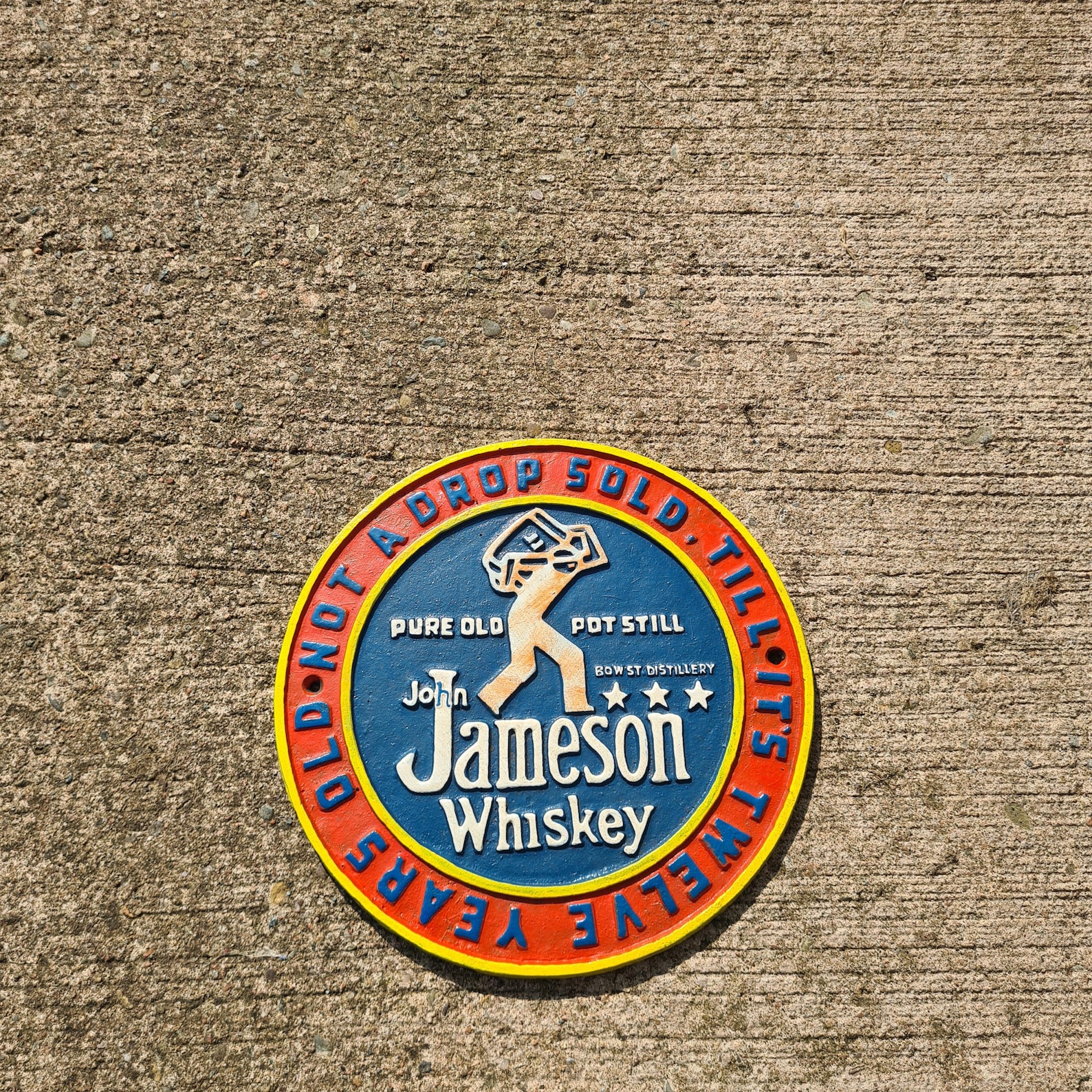 Jameson Whiskey Cast Iron Sign, Irish Bar Decor (24 Cms) - Etsy