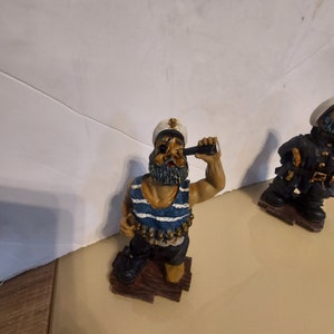 Small Resin Captain and Shipmate/sailing Figures - Etsy