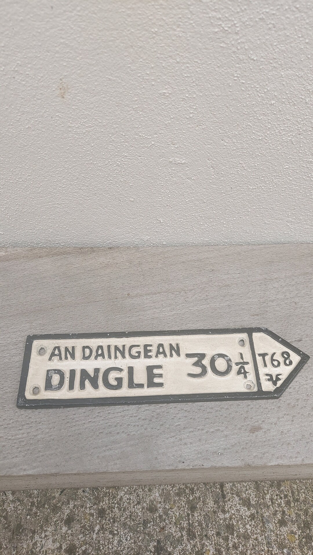 Small Vintage Style Cast Iron Sign for Dingle/dingle Sign - Etsy