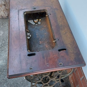 Old Singer Cast Iron Sewing Machine Table Base - Etsy