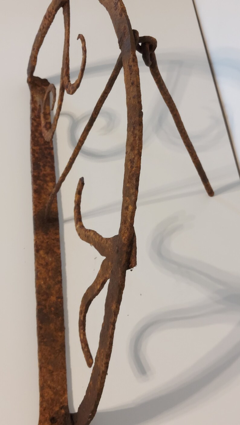 Antique Wrought Iron Harnen Stand, Irish Oatcake Warmer - Etsy