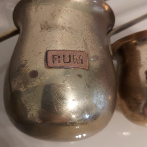 Vintage Set of 3 Whiskey,brandy and Rum Copper Ladle Scoops - Etsy