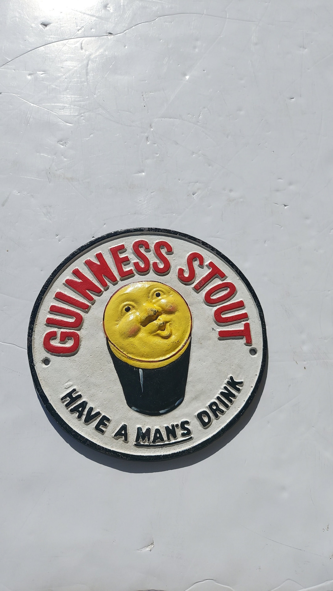 Vintage Cast Iron Guinness Stout Advertising Wall Decor - Etsy