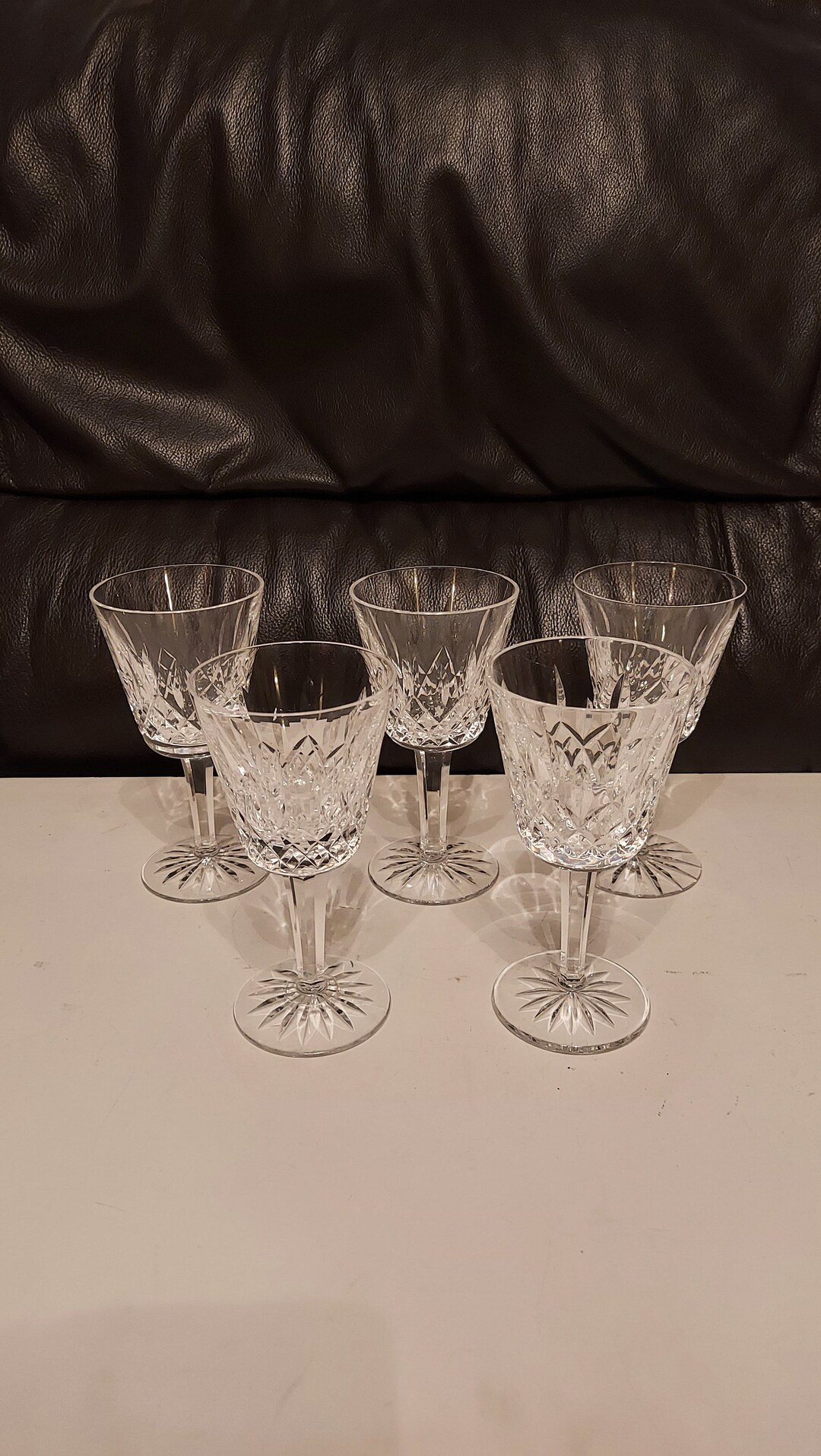 Set of 5 Vintage Irish Waterford Crystal Red Wine Glasses/crystal Wine ...