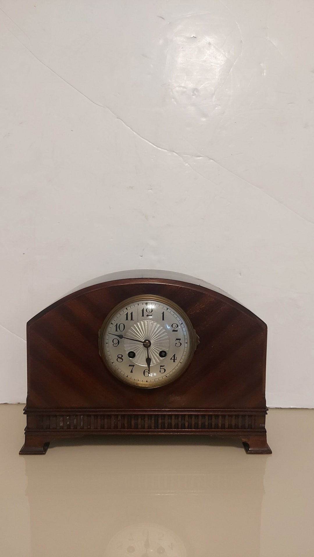 Antique French Samuel Marti Art Deco Chiming Mantle Clock/samuel Marti ...