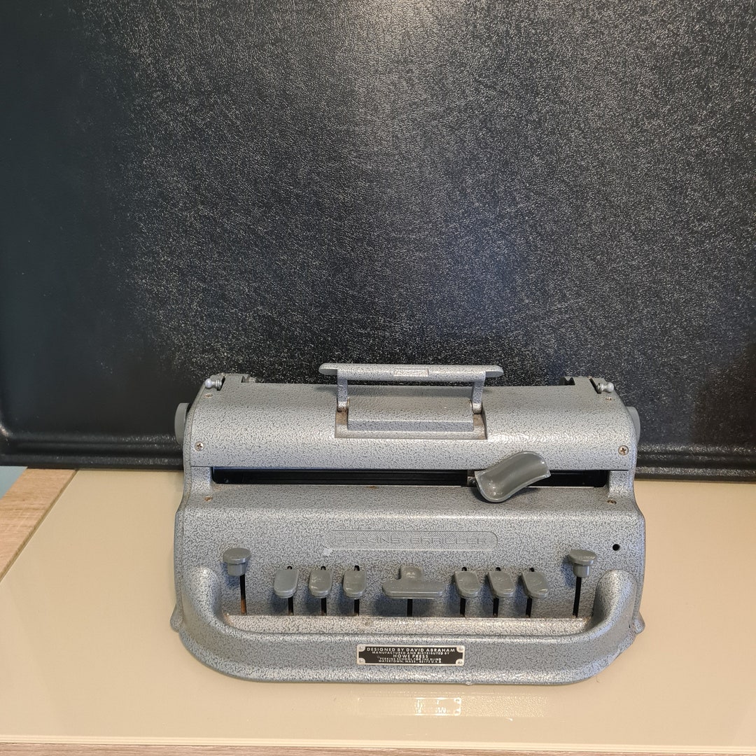 Vintage Braille Perkins/perkins School for the Blind Machine - Etsy