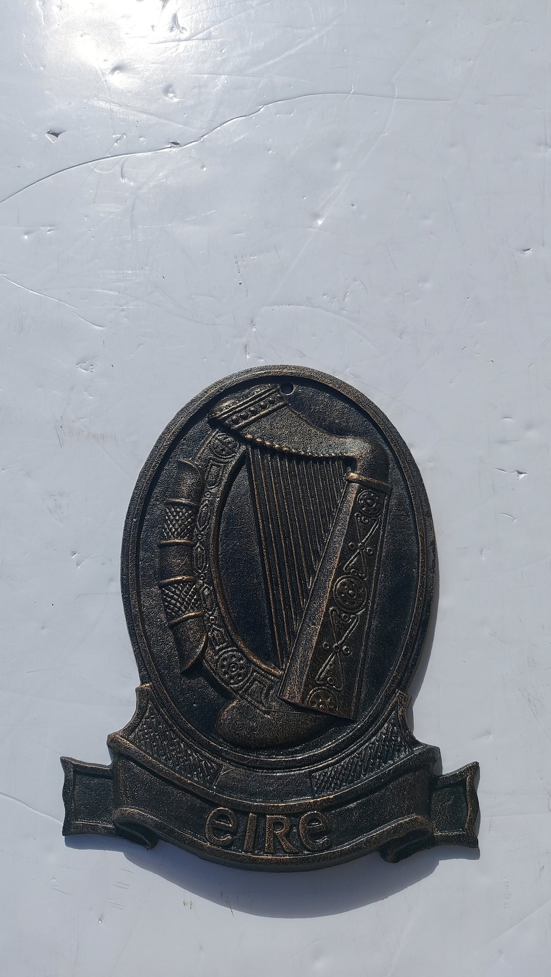Medium Size Eire Harp Cast Sign/eire Sign / Commemorative - Etsy
