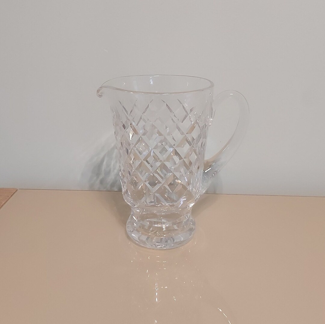 Large Waterford Crystal Water Jug, Irish Barware - Etsy
