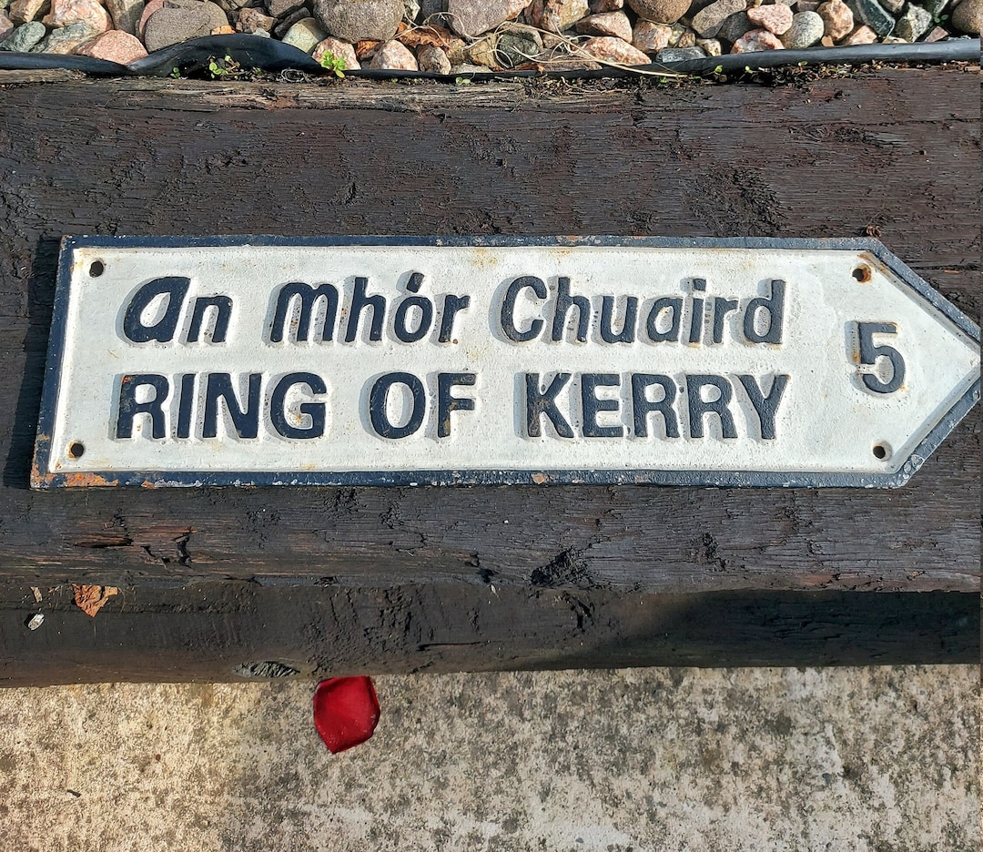 Cast Iron Vintage Style Irish Road Sign of Famous Irish Tourist Trail ...